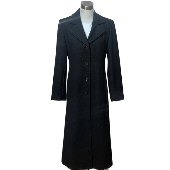 Halston Heritage | Jackets & Coats | Vintage 98s Halston Studio Grey ...